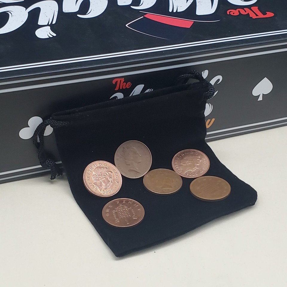 10 Coins - Atracted to Magnets - Magician Prop UK Pennies - Magnetic ...