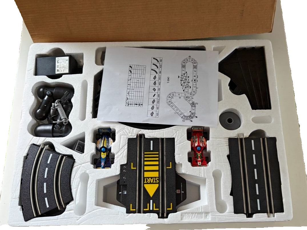 CHILDFORD Electric Slot Car Race Track Set SUPER RACING FORMULA EXPRESS ...