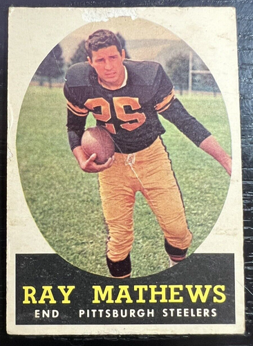 1958 Topps #78 Ray Mathews Pittsburgh Steelers Poor / Fair | eBay