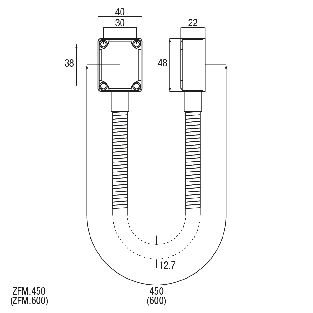 Heavy Duty Traditional Pattern Surface Mounted Armoured Door Loop | eBay