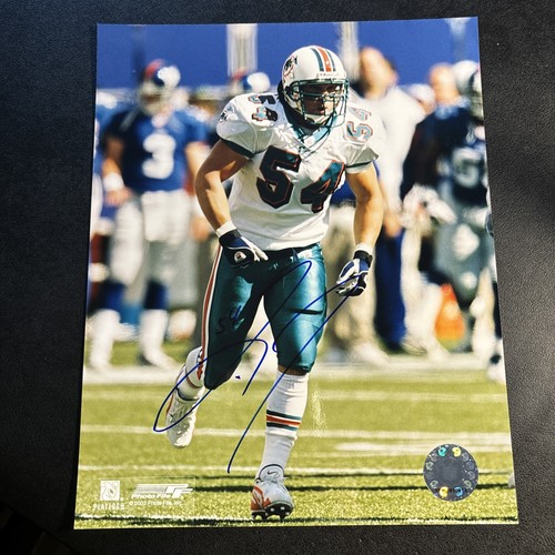 Zach Thomas signed 8x10 photo Miami Dolphins NFL Lic NF160810214 | eBay