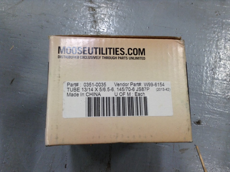 Moose Racing Heavy Duty ATV/UTV Inner Tube 145/70-6 - Stem Type JS87P ...