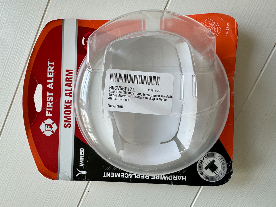 2 Pc- First Alert BRK / Firex ADF Smoke Alarm Adapter Plugs, BOCV56F1ZL ...