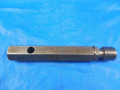 1/2 24 NUT THREAD PLUG GAGE .5 NO GO ONLY P.D. = .4770 QUALITY QUALITY ...