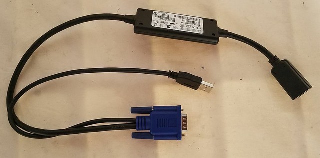 DELL OUF366 USB RJ45 KVM SIP SYSTEM INTERFACE POD 520-294-504 WARRANTY ...