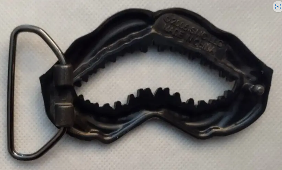 Shark Teeth Mouth Jaws Metal Fashion Belt Buckle 2005 | eBay