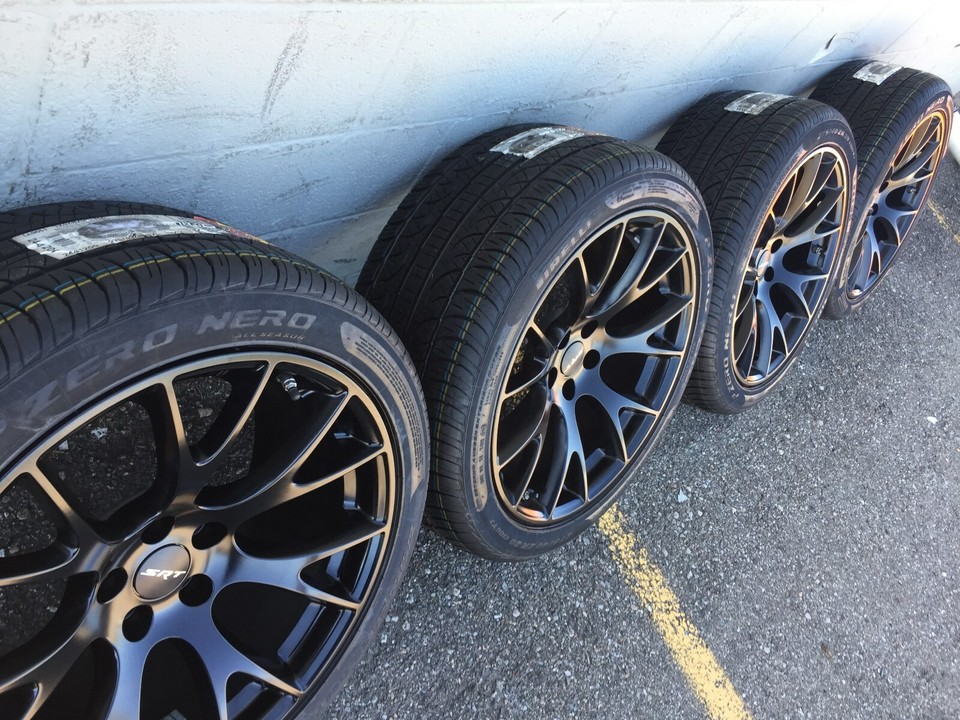 NEW 20" DODGE CHARGER CHALLENGER SRT HELLCAT WHEELS RIMS PIRELLI TIRES ...