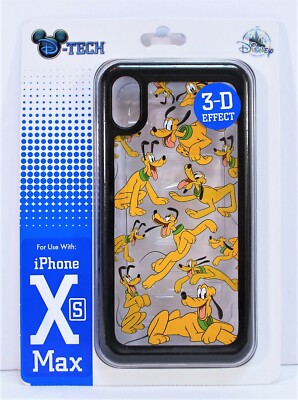 Disney Exclusive Pluto 3-D Effect Apple Iphone 10 XS Max Cellphone Case ...