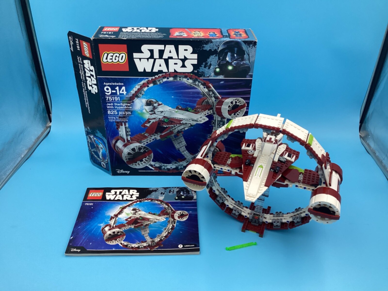 Lego 75191 OBI-WAN KENOBI'S JEDI STARFIGHTER WITH HYPERDRIVE RING No ...