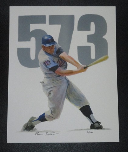 Harmon Killebrew Minnesota Twins Ben Teeter 11" x 14" Print Serial # 9/ ...