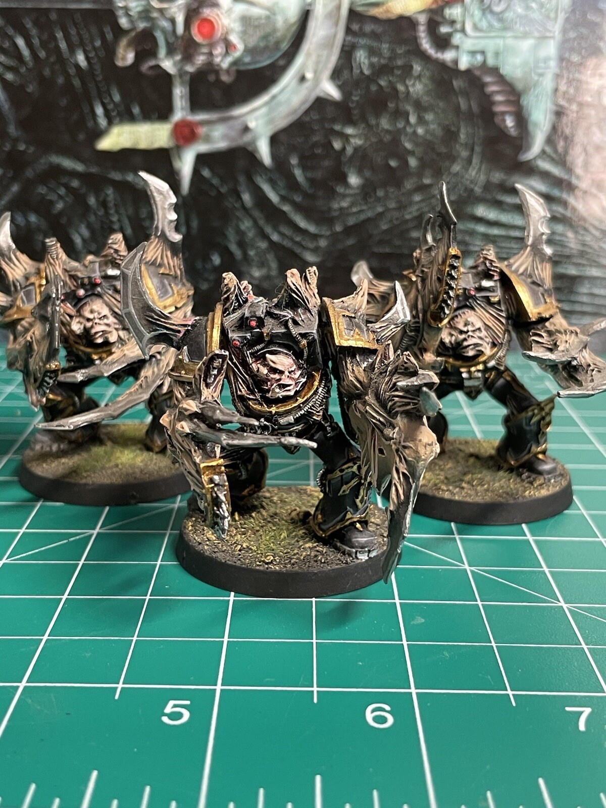 Warhammer 40k Chaos Space Marines Mutilators OOP Finecast Well Painted ...