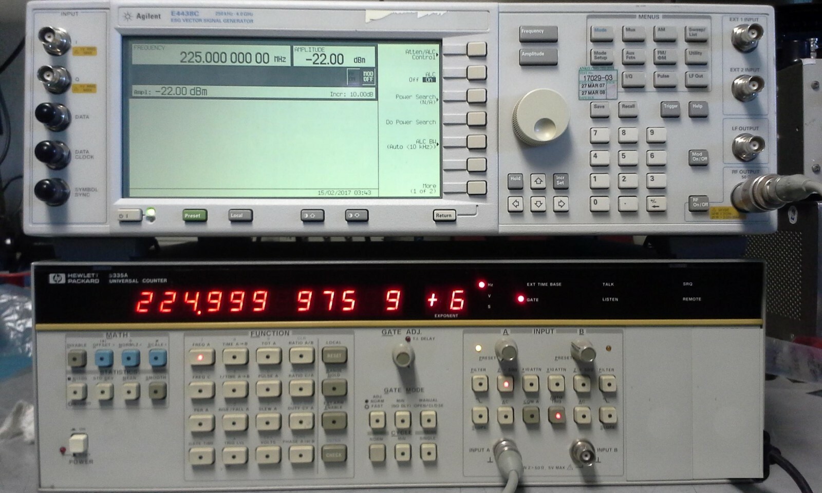 HP 5335A Universal Counter 200 MHz TESTED! | eBay