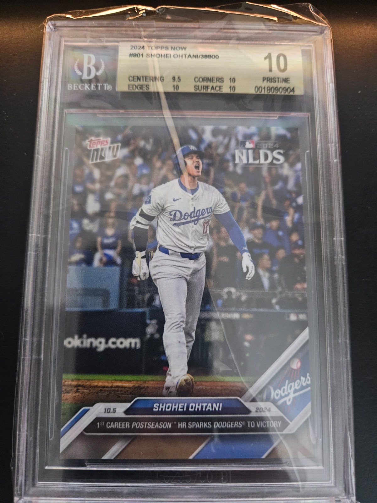 2024 TOPPS NOW #801 SHOHEI OHTANI BGS 10 PRISTINE | eBay