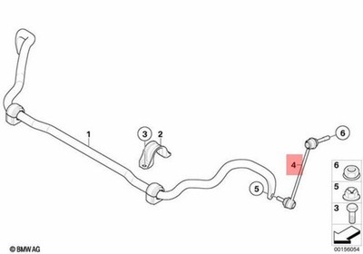 Genuine BMW E70 E70N E71 E72 F15 Swing Support front Right OEM ...