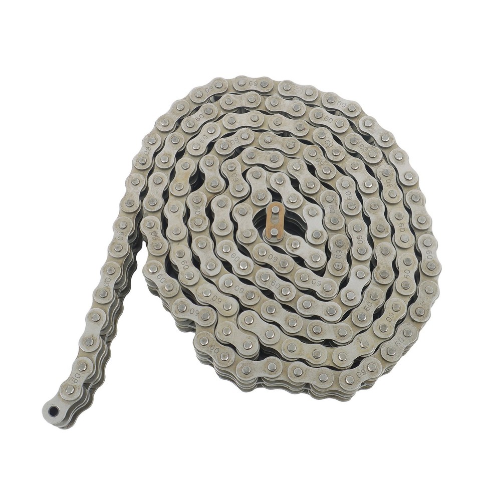 60-2 Double Strand Duplex Roller Chain 10 Feet with 2 Connecting Link ...