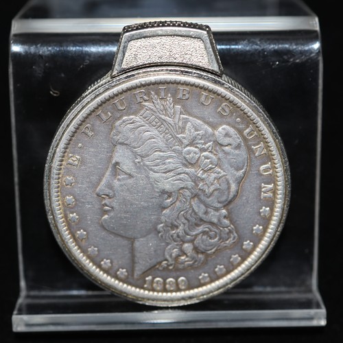 1889 Genuine Morgan Silver Dollar Lighter Two Coins Non Functional | eBay