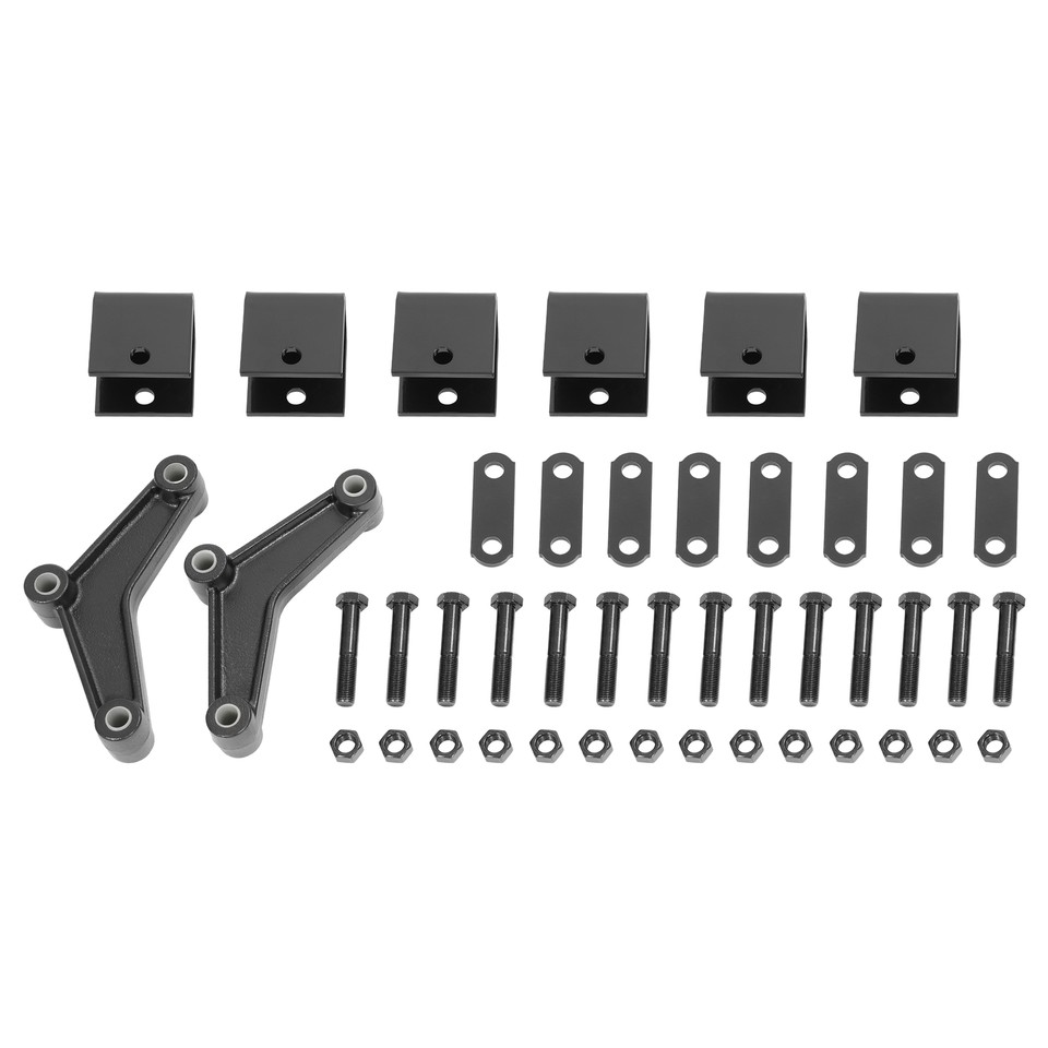 New Tandem Trailer Axle Shackle Kit Heavy Duty Steel for Double Eye ...