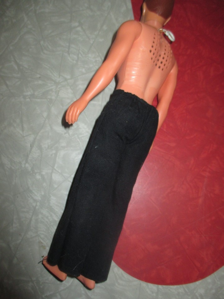 Vintage NON-WORKING Pull Cord KEN Barbie Style Fashion DOLL w/PANTS ...