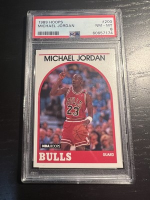 1989 HOOPS MICHAEL JORDAN 200 PSA 8 NM-MT | eBay