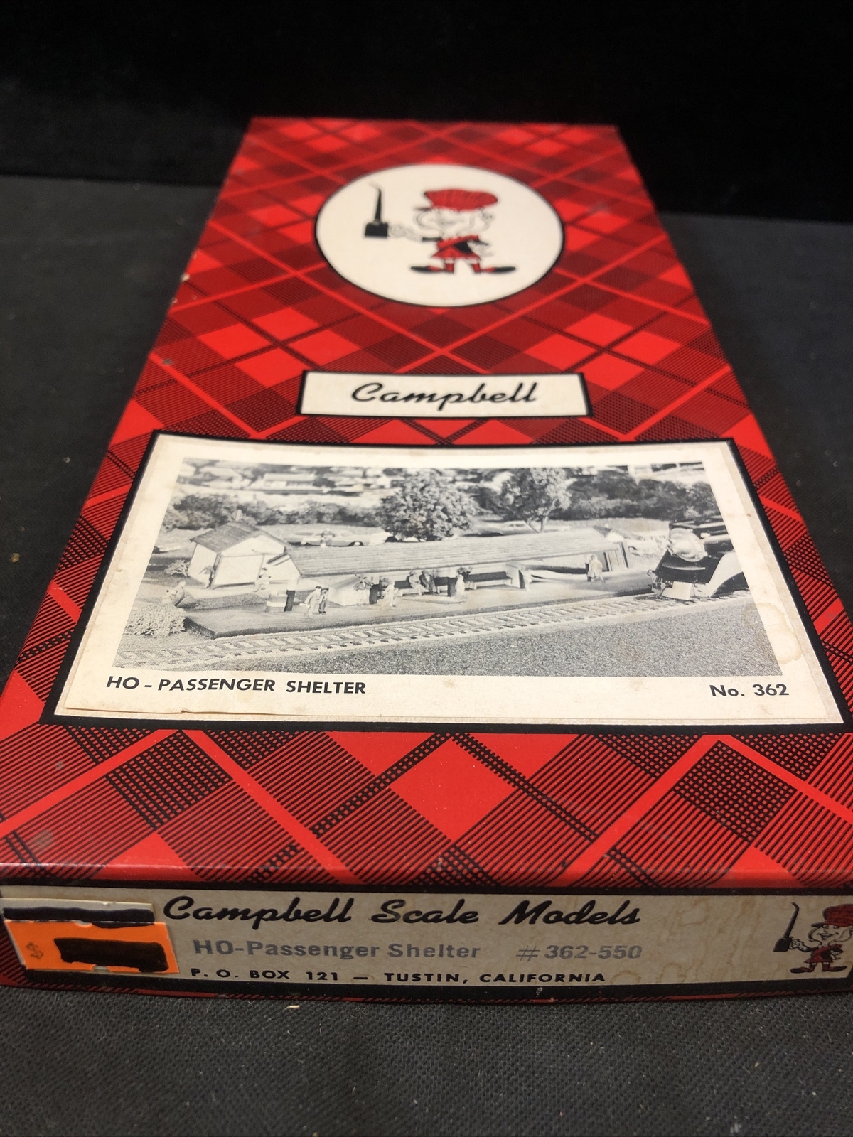 Vintage Campbell Scale Models HO Passenger Shelter Wooden Kit #362-550 ...