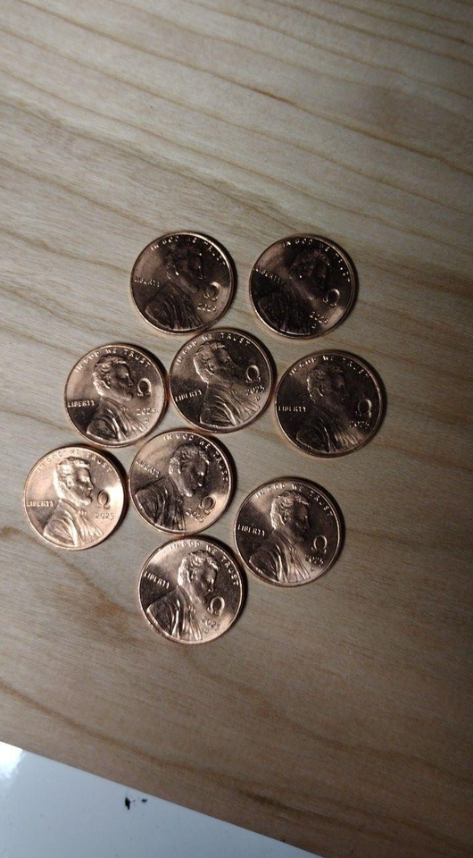 2025 Omega penny P D 2 Omega Penny slot fillers BU 2025 P D pennies | eBay