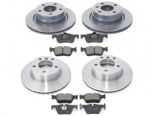 Front & Rear Brake Discs & Brake Pads Set For Bmw 114 116 118 F20 F21 ...