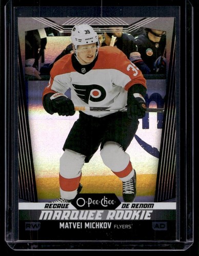 2024-25 O-Pee-Chee Black Rainbow Marquee Rookie Matvei Michkov RC 090/ ...