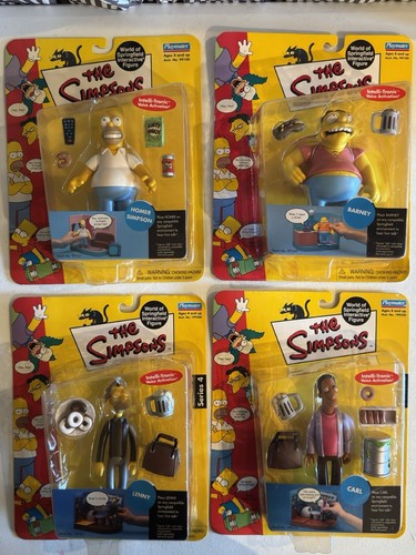 The Simpsons World of Springfield Interactive Figures Lot of 4 New WOS ...