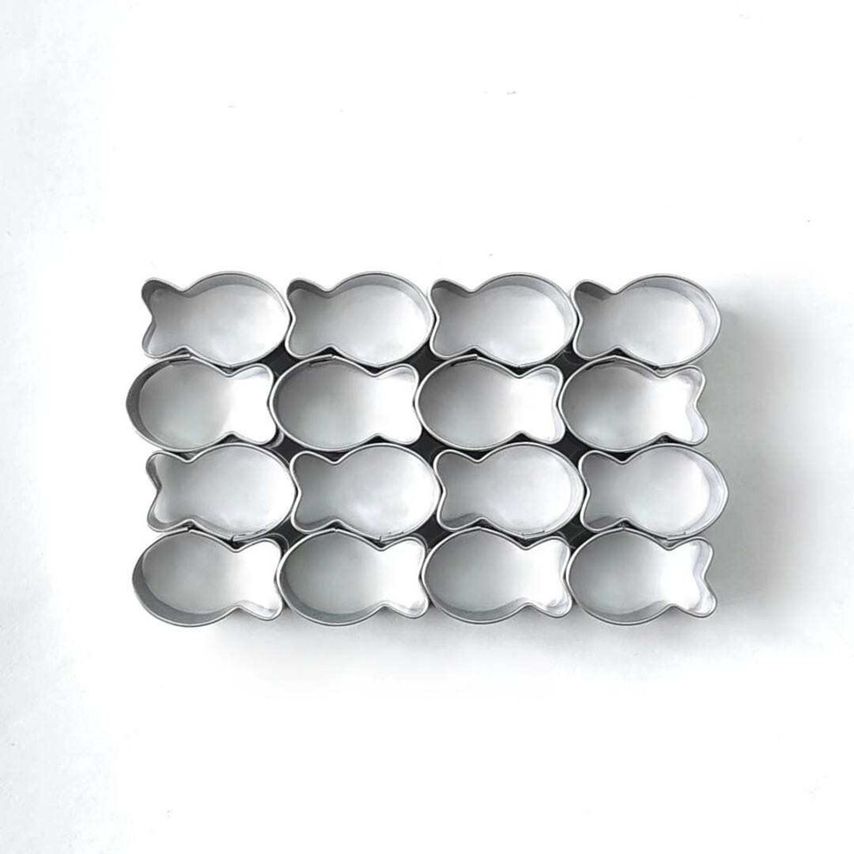 Mini Tiny Goldfish Fish Cracker Cookie Cutter Mold Baked Shaped Maker ...