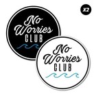 No Worries Club Stickers | eBay
