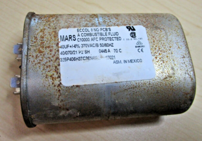 MARS Capacitor 325 P406H37C36N4X40UF 40/070/21 5-/60HZ C10000 370VAC/B ...