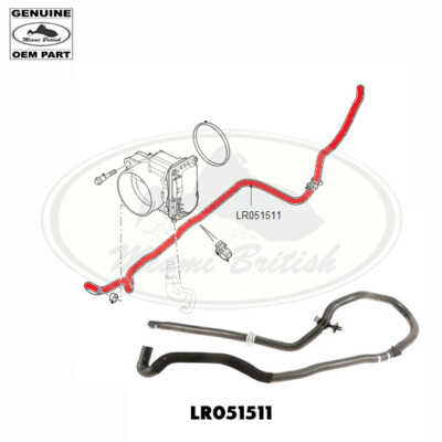 LAND ROVER THROTTLE BODY-INLET HEATER RANGE LR4 RR SPORT 5.0L NA ...
