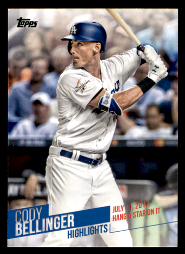 2018 Topps Cody Bellinger Cody Bellinger Highlights #CB-17 LA Dodgers ...