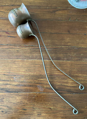 Lot 2 Vintage Copper Brass Long Handle Spirit Ladles Rum Brandy | eBay