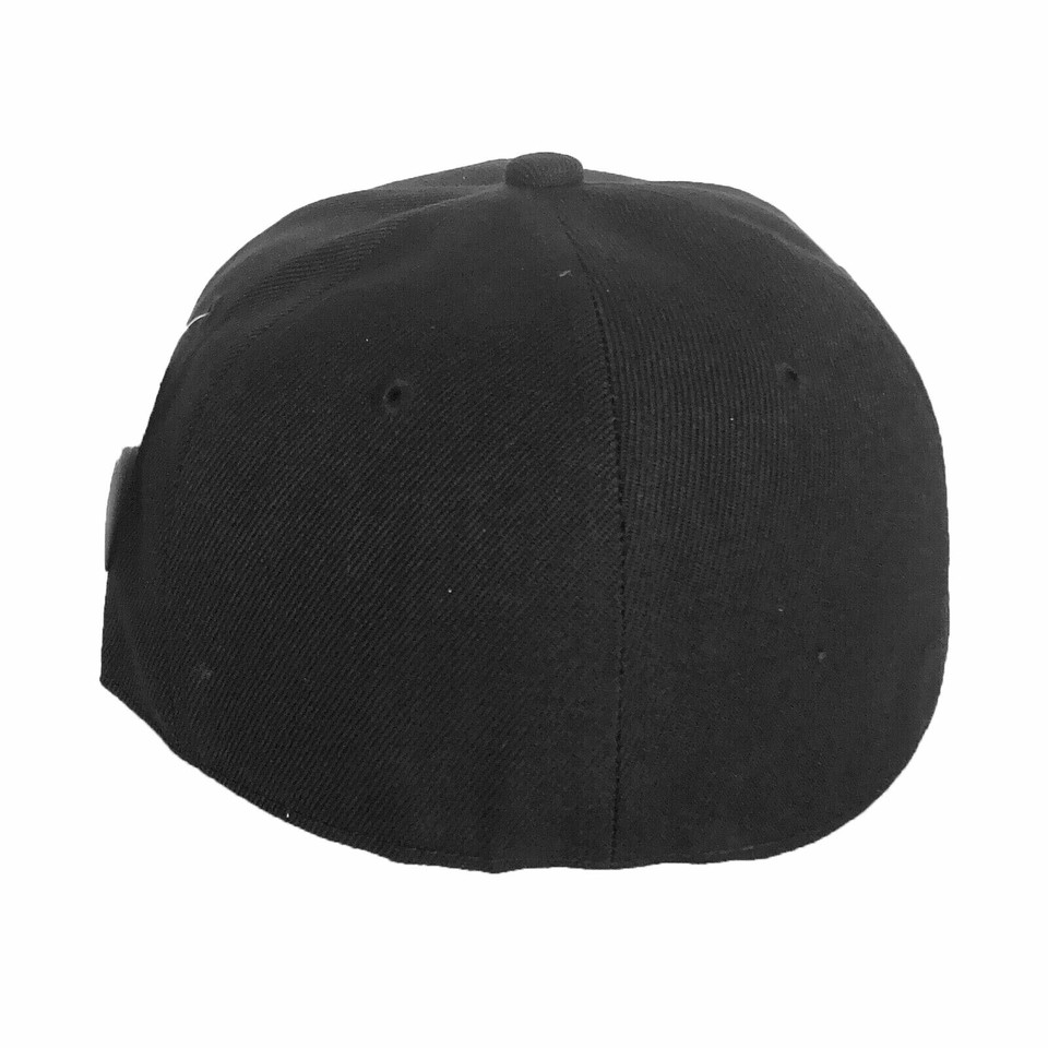 Unisex Premium Solid Plain Blank Fitted Cap Baseball Cap Hat Flat Bill ...
