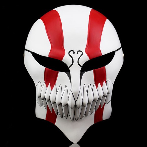 Bleach Ichigo Kurosaki Mask Bankai Hollow Cosplay Full Face Updated ...