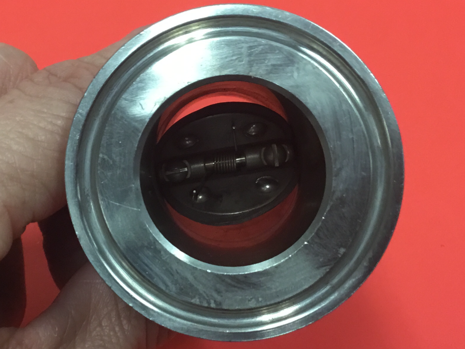 Technocheck brand - Inline Check Valve w/ 1-1/2" Tri-Clamp fittings | eBay