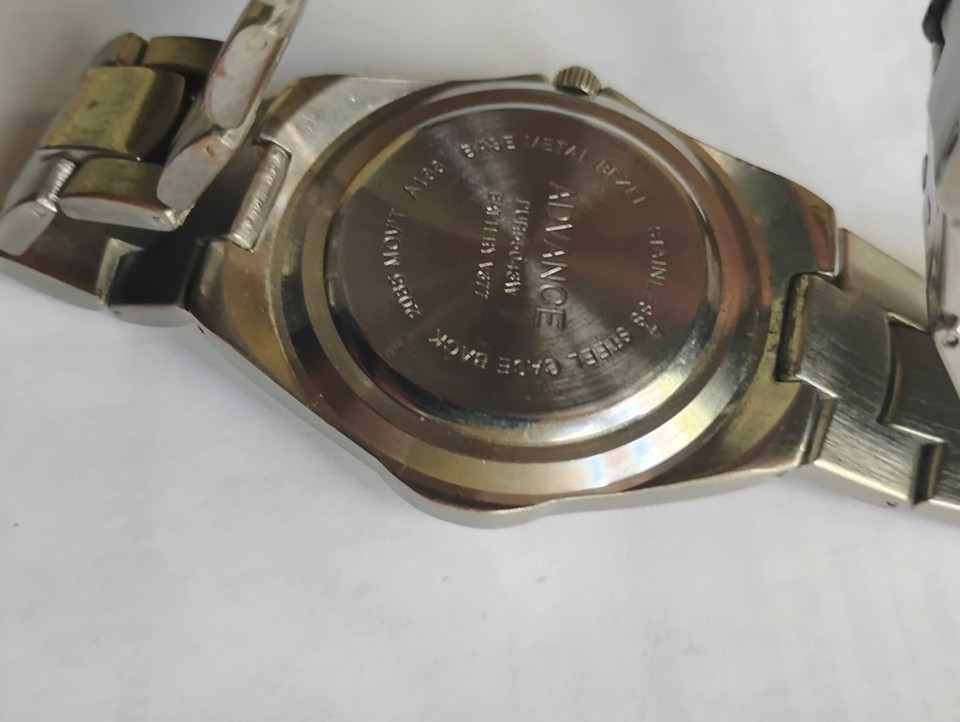 Men's Advance Quartz Watch 8 Inch Band Set At 7 Right Now | eBay