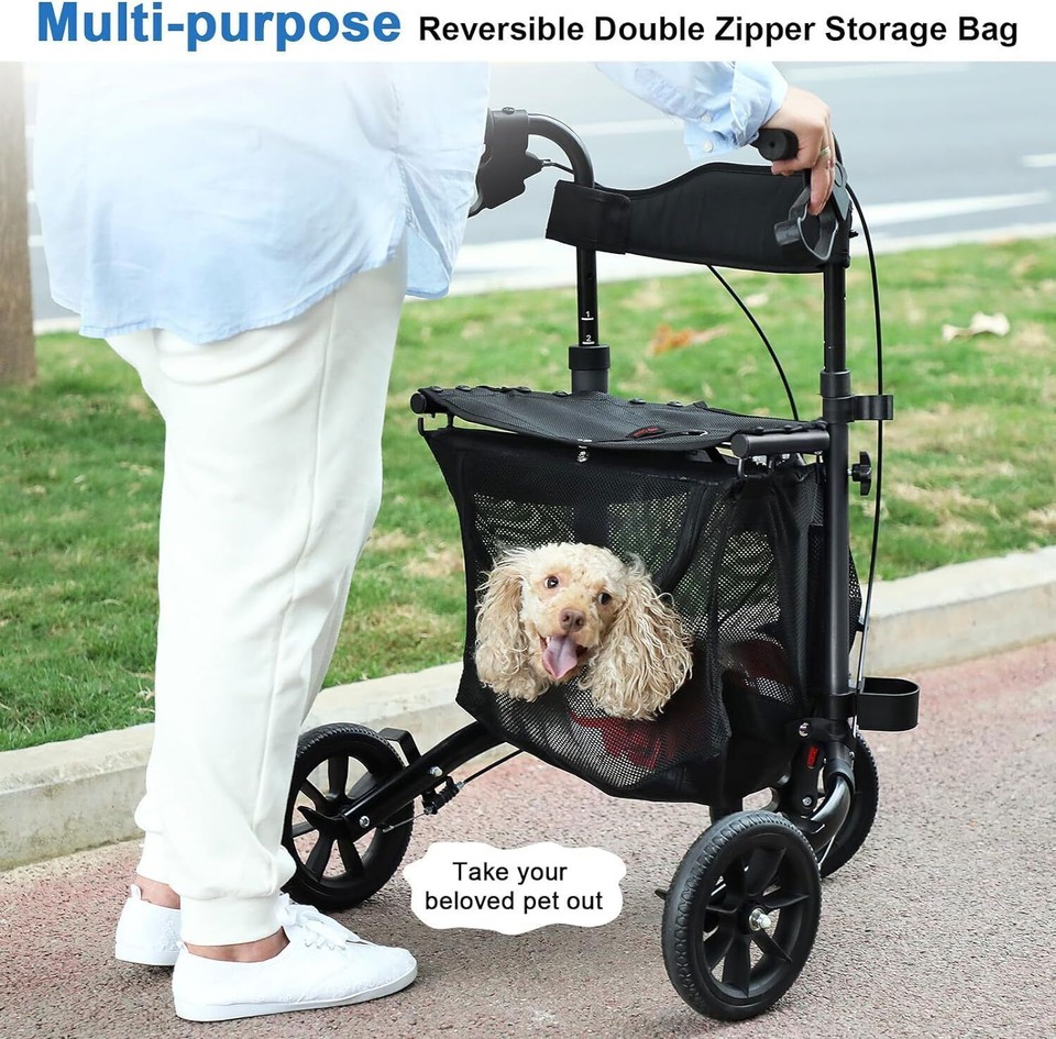 WALK MATE 3-Wheel Rolling WALK MATE 3-Wheel Rolling Adjustable Folding ...