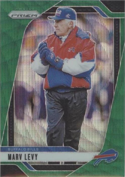 2024 Panini Prizm - Marv Levy #34 Green Wave Prizm for sale online | eBay