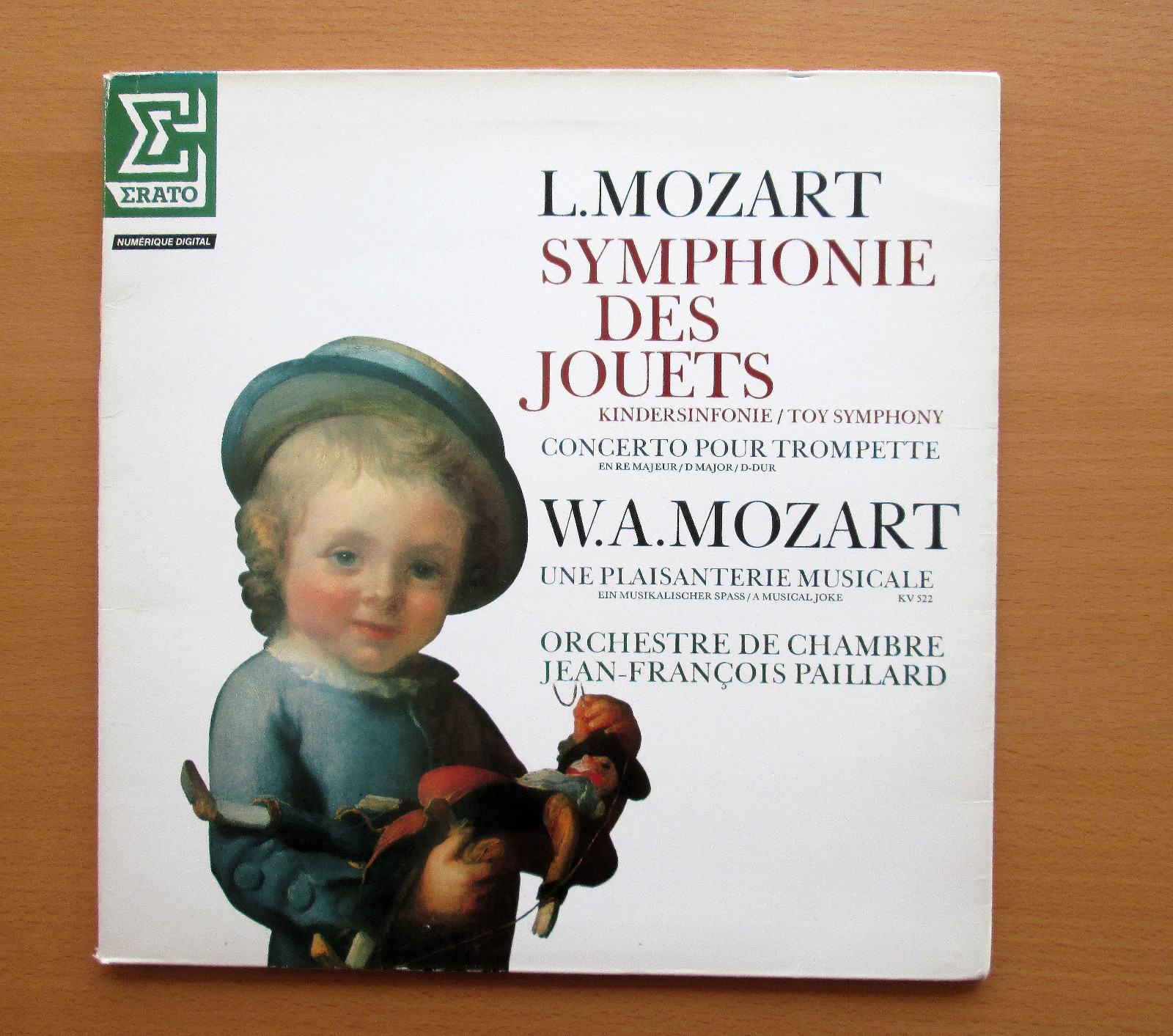 NUM 75092 Leopold Mozart Toy Symphony etc Paillard 1984 ERATO Digital ...