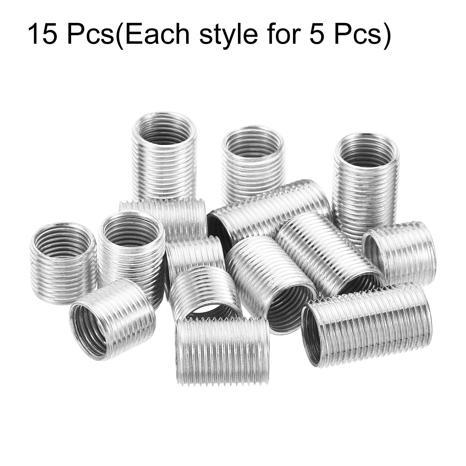M12 zu M10 Gewinde Adapters Hülsenmutter 1 Set 10/15/20mm Schraube ...