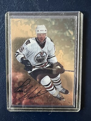 TODD MARCHANT Edmonton Oilers 1998-99 Be A Player Gold Autograph #55 | eBay