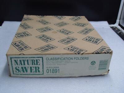 Nature Saver "15" Classification Folders Medical School Letter Size ...