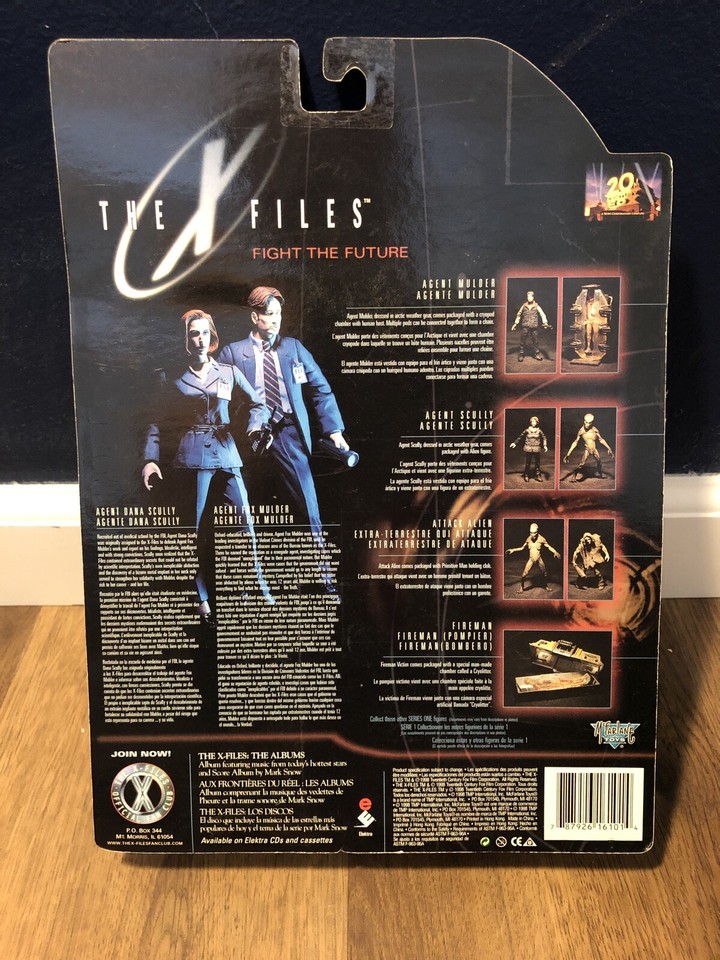 The X-Files Agent Fox Mulder Action Figure Series 1 - McFarlane Toy New ...