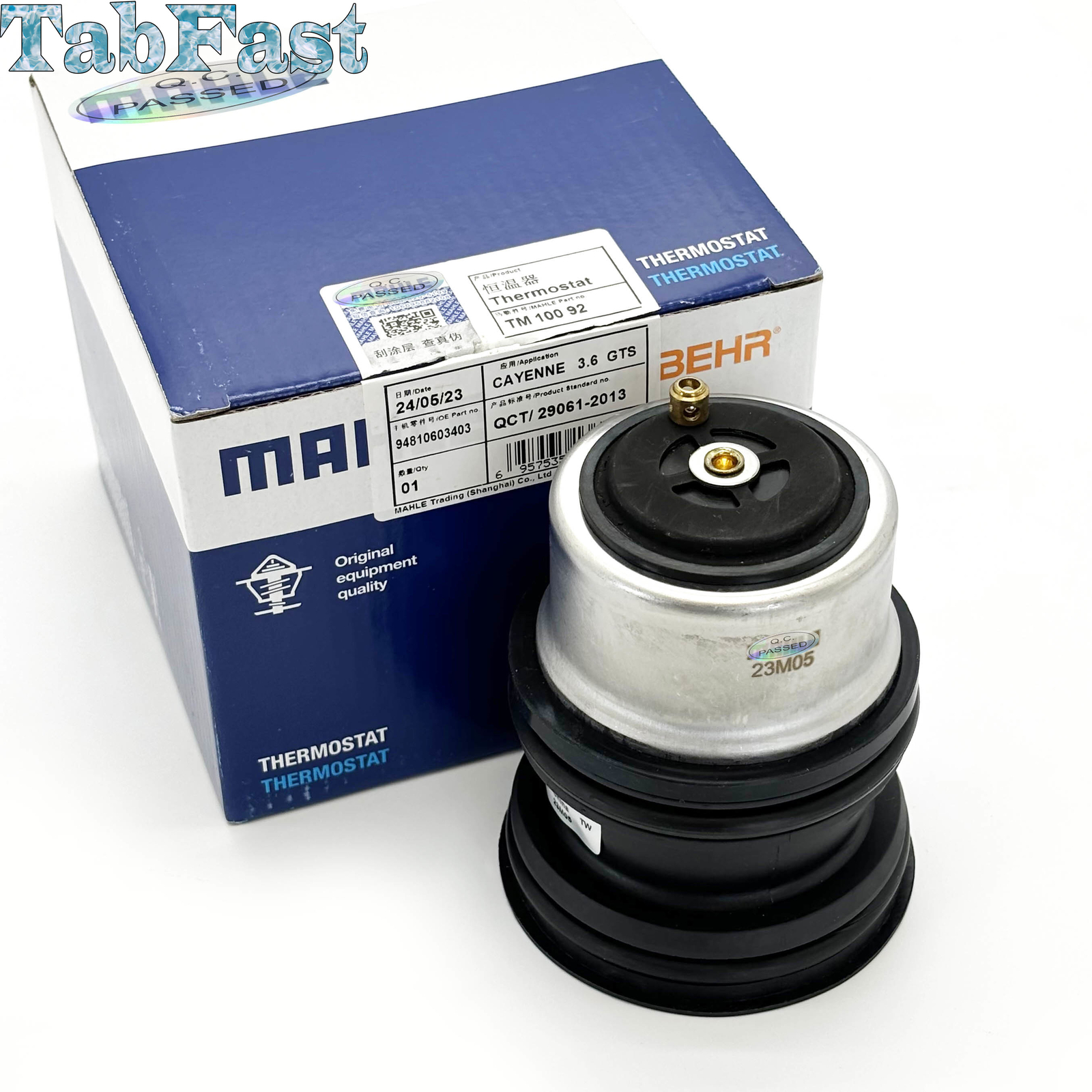 New Thermostat for Porsche Cayenne Panamera Macan 3.0L 3.6L 4.8L ...