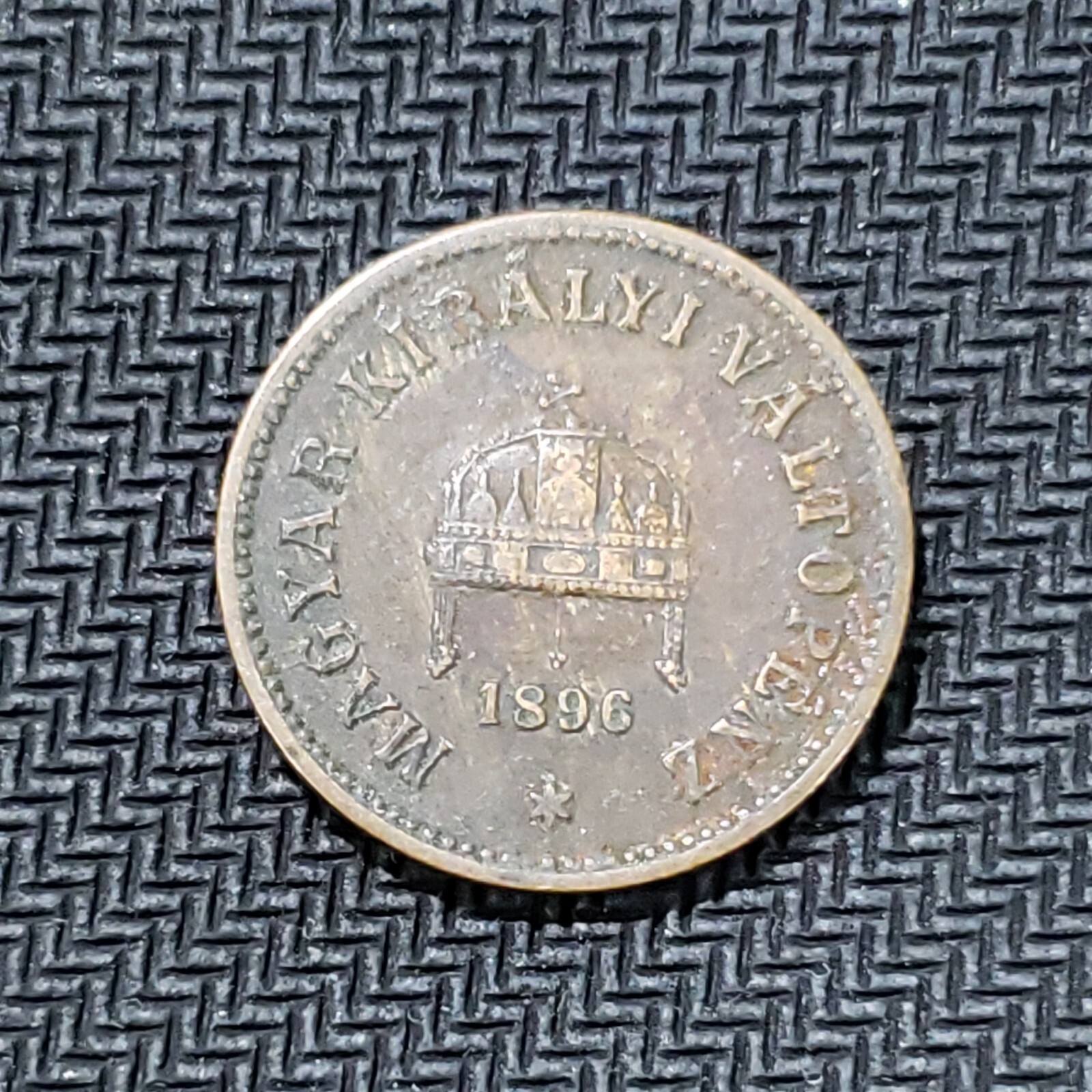 1896 KB HUNGARY: Two (2) Filler Coin - Franz Joseph I - Magyar Kiralyi ...