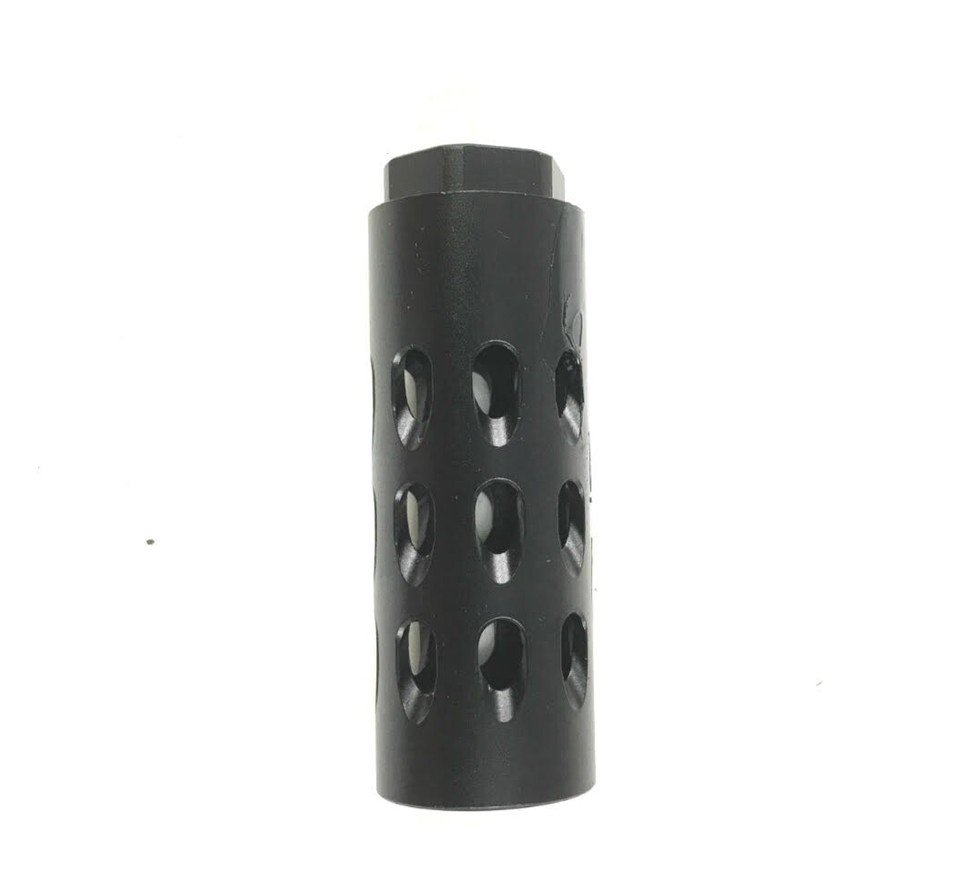 Aluminum Black Color Muzzle Brake Compensator 1/2x28TPI Thread For ...