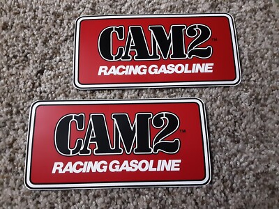 2 Vintage CAM 2 Racing Fuel Gas Racing Decals Stickers NHRA Nascar Rat ...