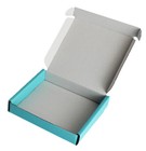 SATIN LIGHT BLUE MINI A6 A5 A4 PIP BOXES LARGE LETTER SHIPPING BABY ...